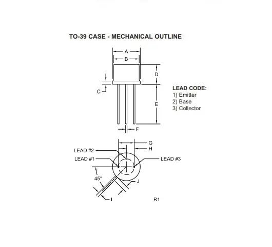 2N2904 Transistor PNP - TD Electrónica