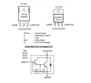 TIP140 Transistor NPN - TD Electrónica