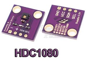 Sensor de Humedad y Temperatura HDC1080 - TD Electrónica